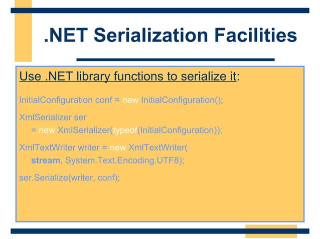 Serialization/deserialization | PPT