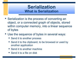 Serialization/deserialization | PPT