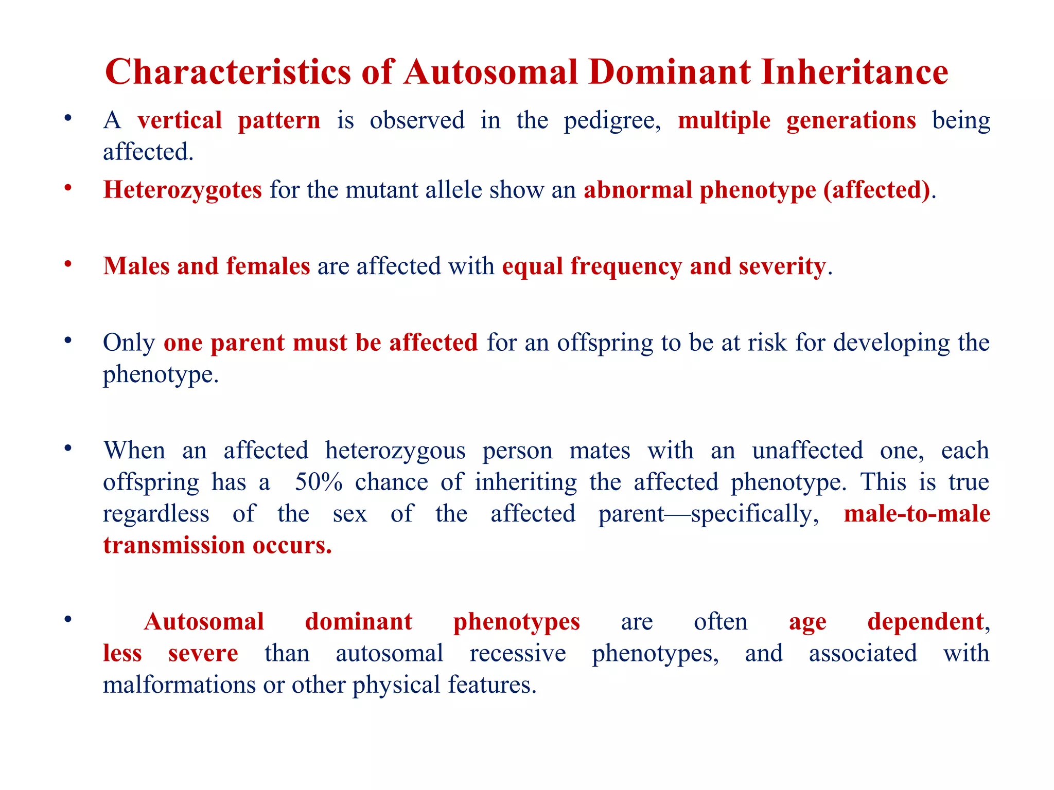Genetics dentistry inheritance patterns or modes of inheritance | PPT