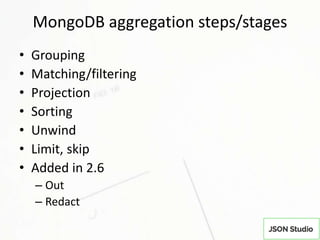 MongoDB Analytics: Learn Aggregation by Example - Exploratory Analytics and Visualization Using ...