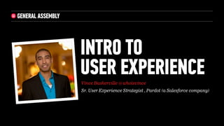 UXD lesson 1 - Intro To UX | PDF