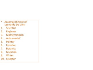 Leonardo davinci | PPT