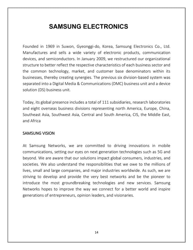 Marketing Analysis of Samsung Products.. | PDF