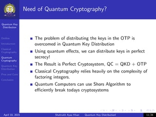 Quantum Key Distribution | PDF