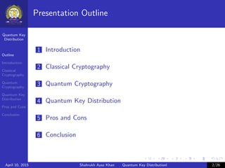 Quantum Key Distribution | PDF
