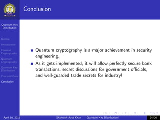 Quantum Key Distribution | PDF