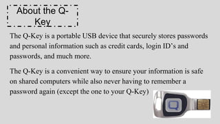 Q key marketing project | PPT