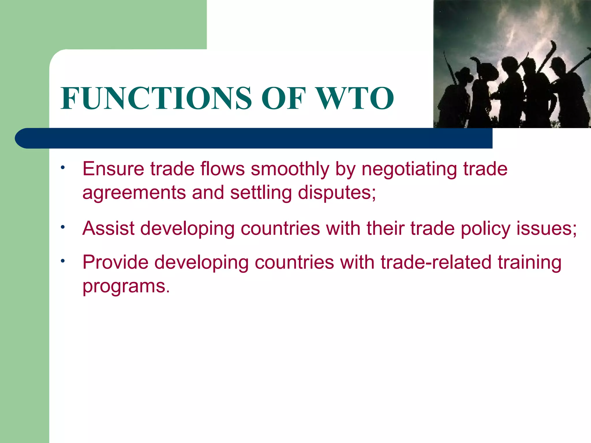 World Trade Organisation (WTO) | PPT