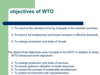World Trade Organisation (WTO) | PPT | Political Issues & policy | Politics