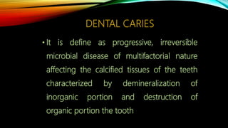 Etiology of dental_caries | PPTX