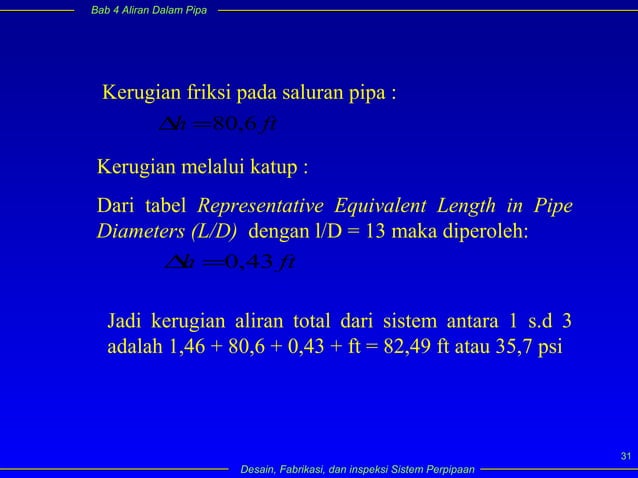 Bab 04-aliran-fluida-dalam-pipa | PPT