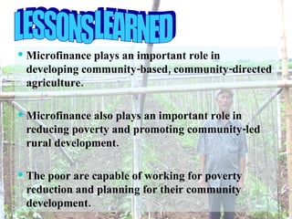 Case Presentation - Microfinance in Agriculture (Quidan Kaisahan) | PPT