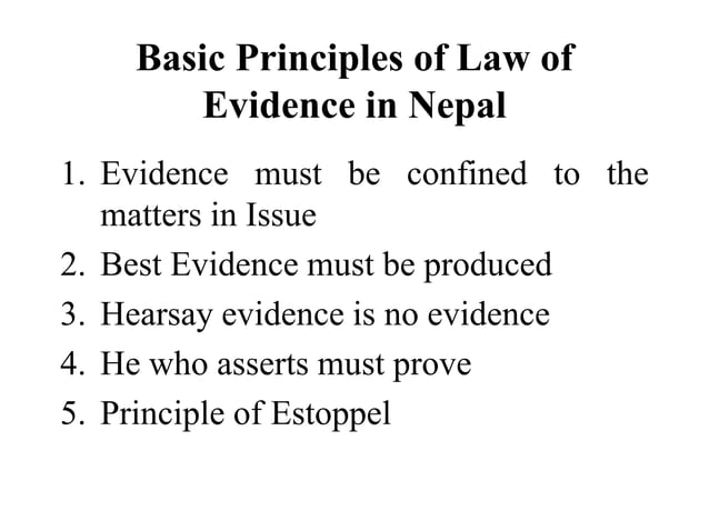 Ayush evidence law | PPTX | Law