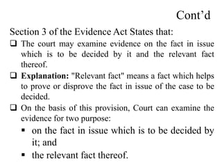 Ayush evidence law | PPTX