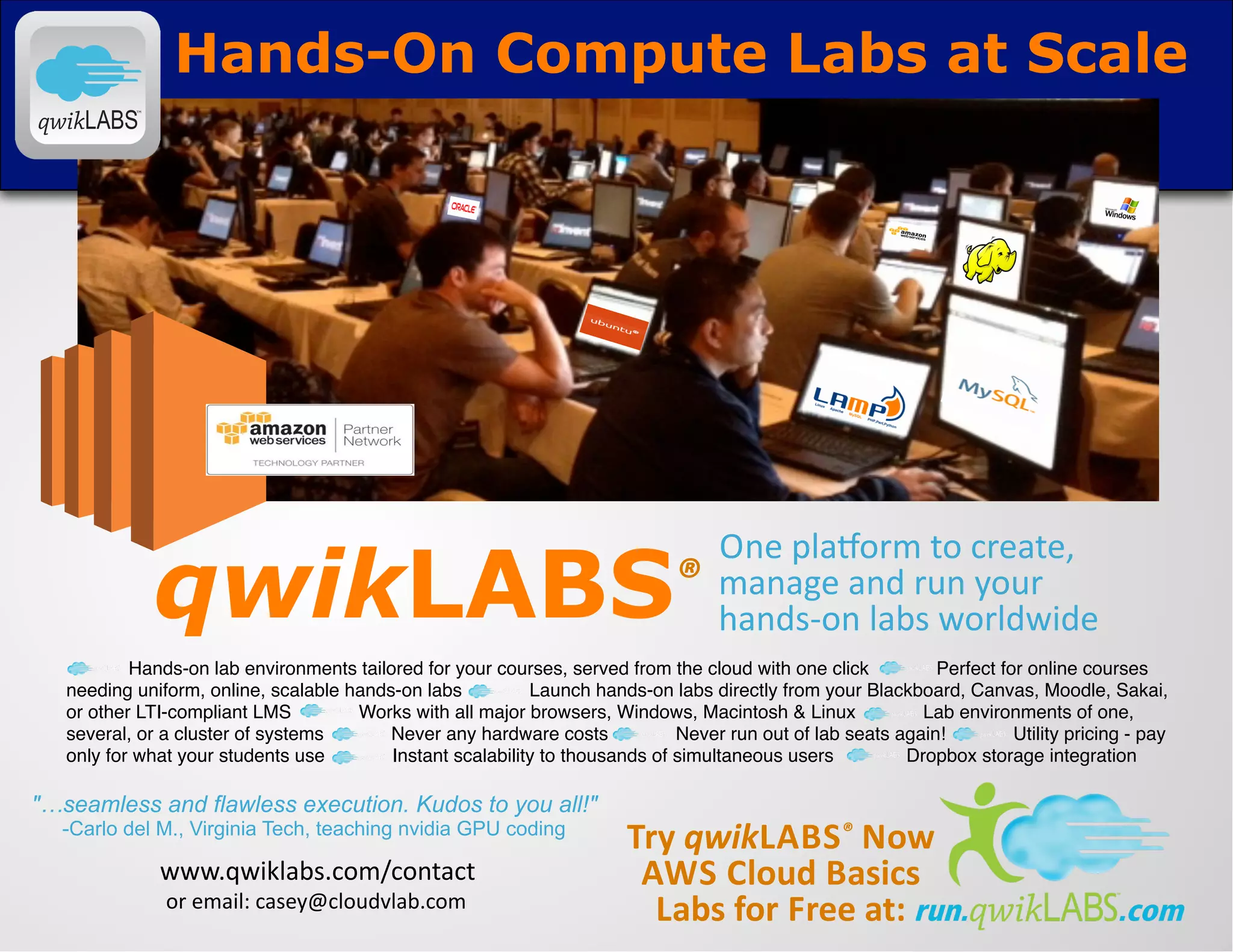 qwikLABS in One Slide | PDF