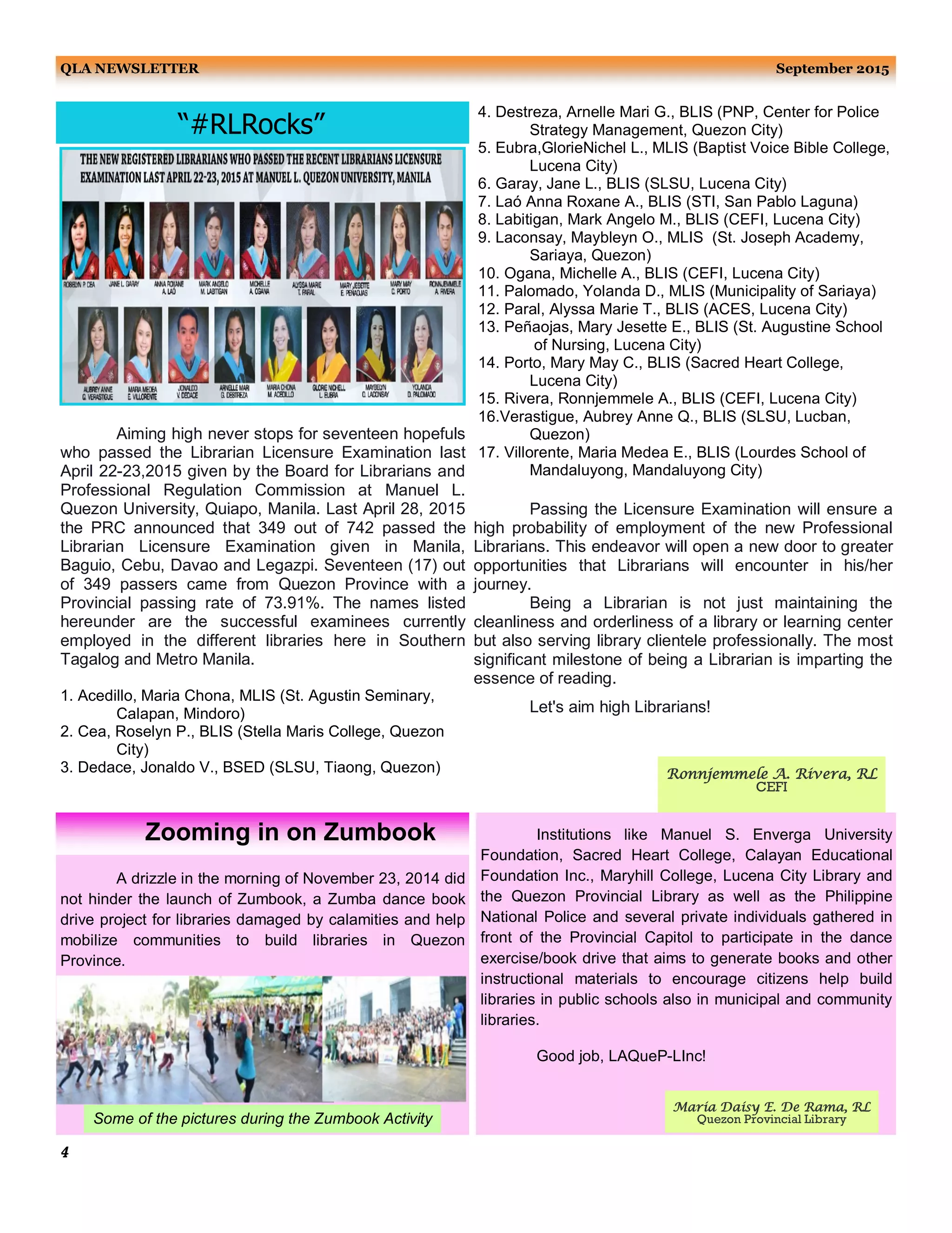 Qla newsletter blankpdf | PDF