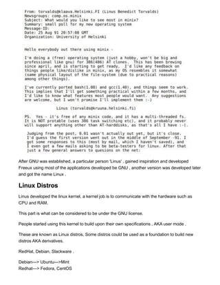 Session 1 : Linux Basics and Fundamentals | PDF