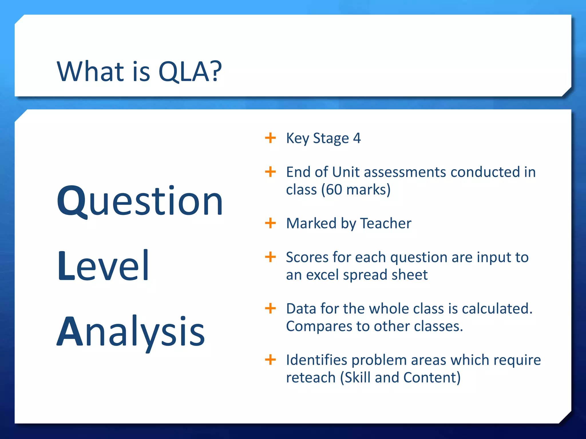 QLA optional inset presentation jpw | PPT