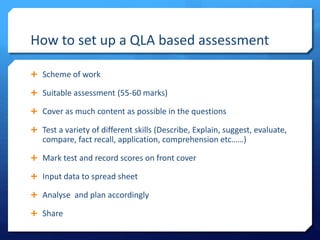QLA optional inset presentation jpw | PPT