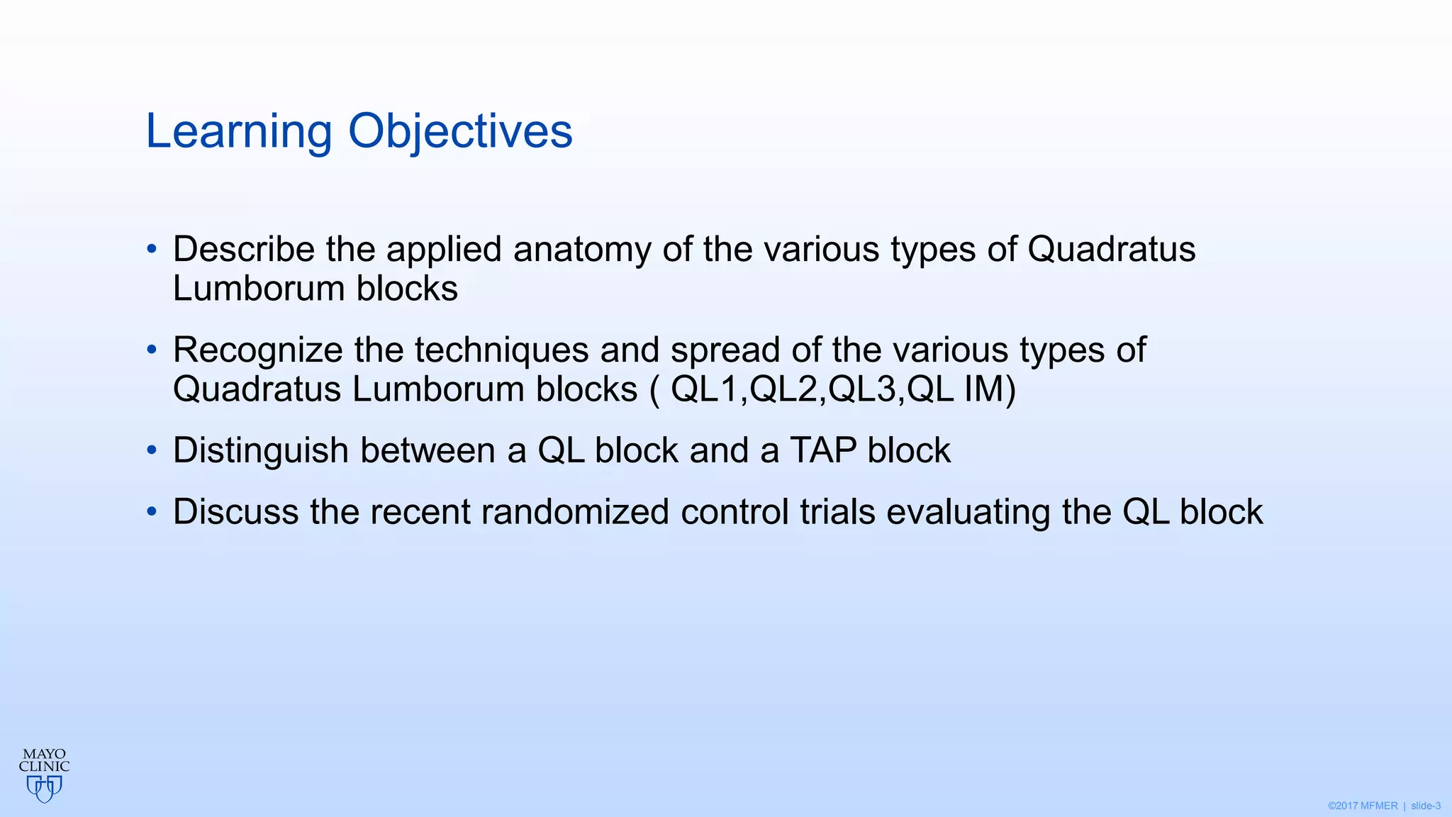 Quadratus Lumborum Block - Dr. V Koyyalamudi | PPTX