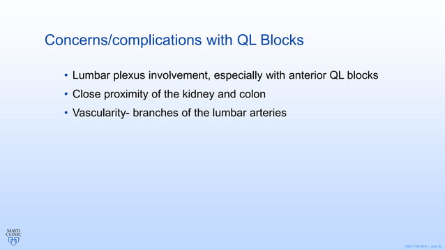 Quadratus Lumborum Block - Dr. V Koyyalamudi | PPTX