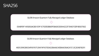 블록체인 원장DB를 클라우드로 Amazon Quantum Ledger Database :: 김예본 - AWS Community ...