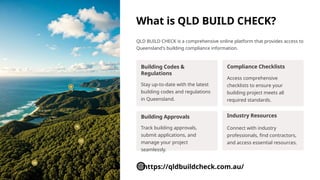 QLDBUILDCHECKcomau-Your-Guide-to-Building-Compliance.pptx.pptx | Free ...