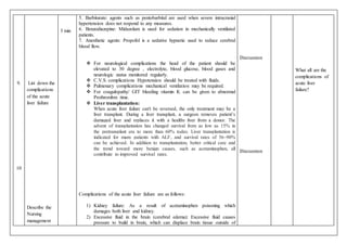 Acute liver failure lesson plan nikhil | DOCX