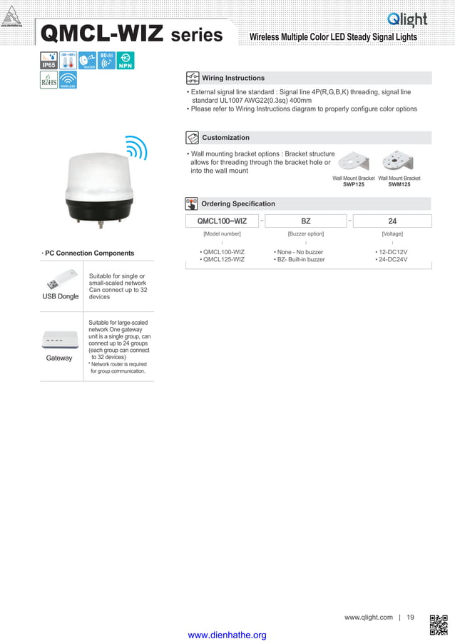 Qlight wireless-network-system(en) | PDF | Internet of Things | Internet
