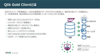 Qlik Gold ClientによるSAPテストデータ管理 | PPTX