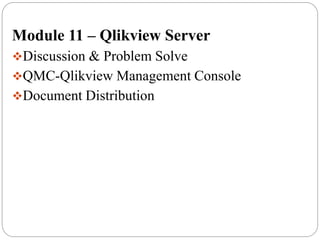 Qlikview online training | PPTX