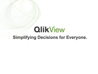 Qlikview Overview | PPT