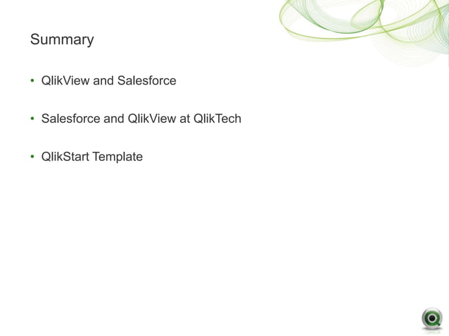 QlikView & Salesforce | PPT