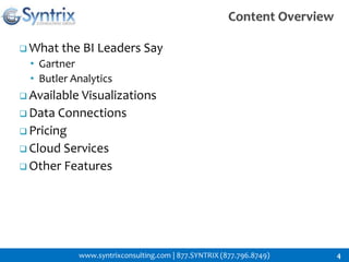 Qlik vs. Tableau: High-Level Comparison | PPTX