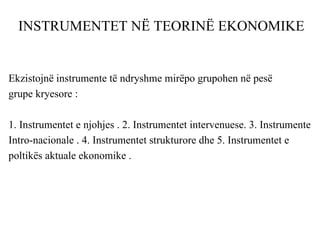 Qëllimet e ekonomisë aplikative | PPT