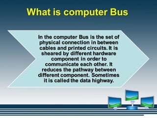 Introduction To Computer Bus - www.thestuffpoint.com