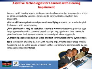 Ict technology for special needs pupils (assistive technology) | PDF