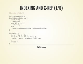 Crange: Clang based tool to index and cross-reference C/C++ source code | PDF