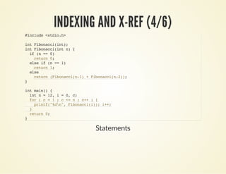 Crange: Clang based tool to index and cross-reference C/C++ source code | PDF