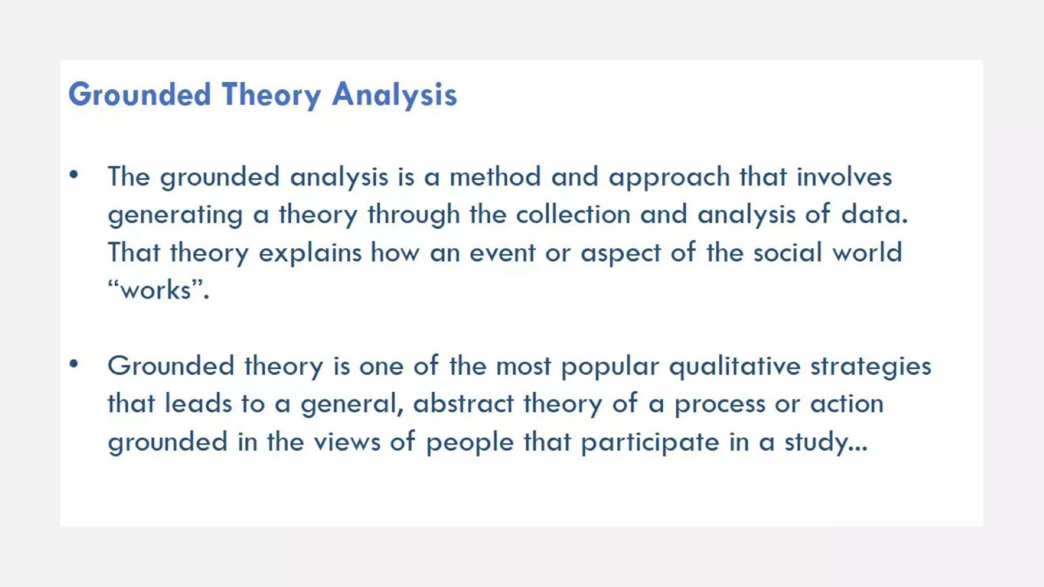qualitative Research Methods and Analysis | PPT