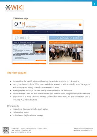 How to implement a resource center: the FOPH/XWiki case study | PDF