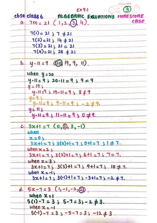 akgebraic equations .pdf | Physics | Science