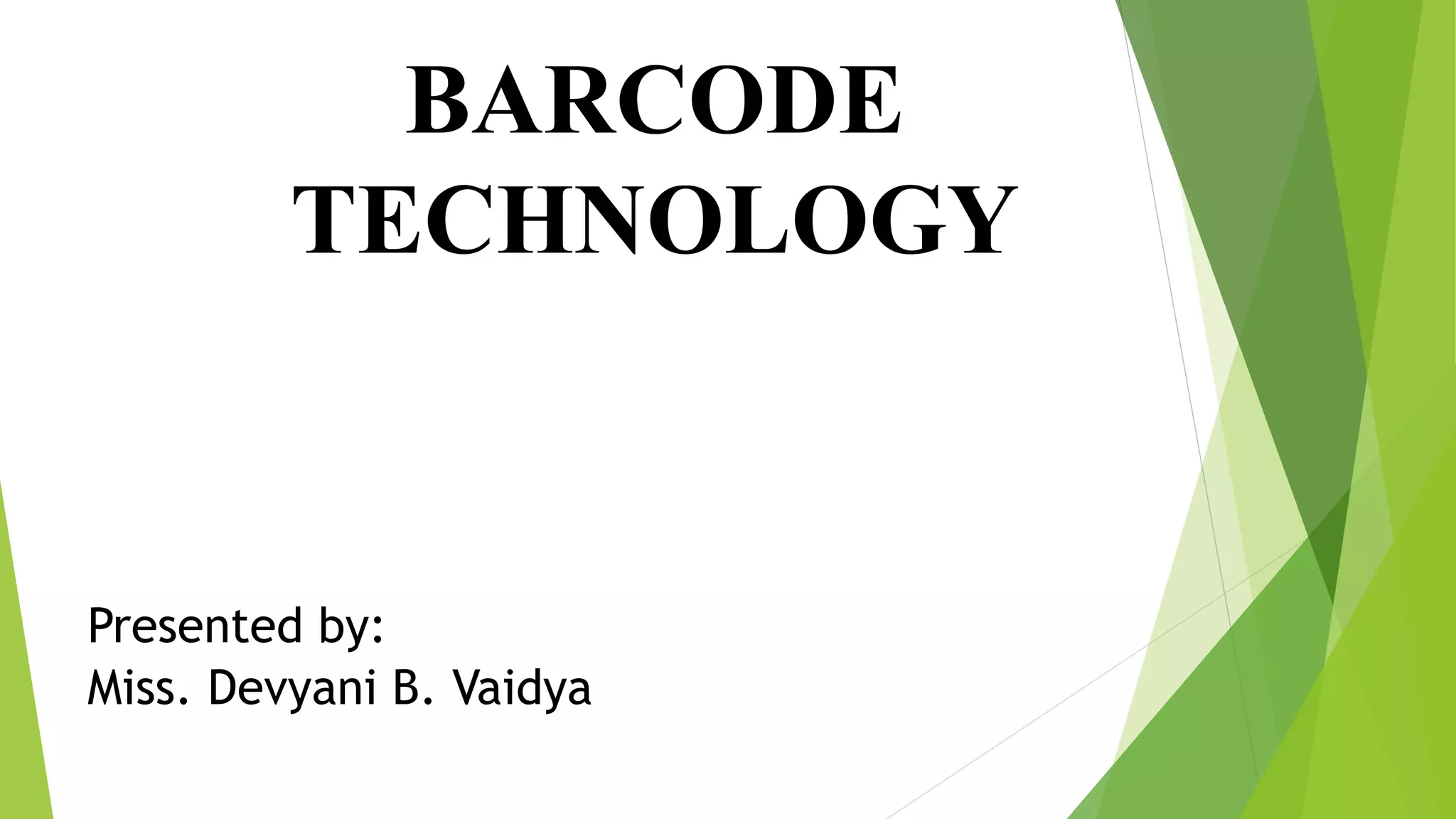 Barcode Technology | PPTX