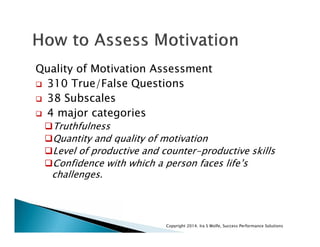 Raising the Quality of Motivation | PPT