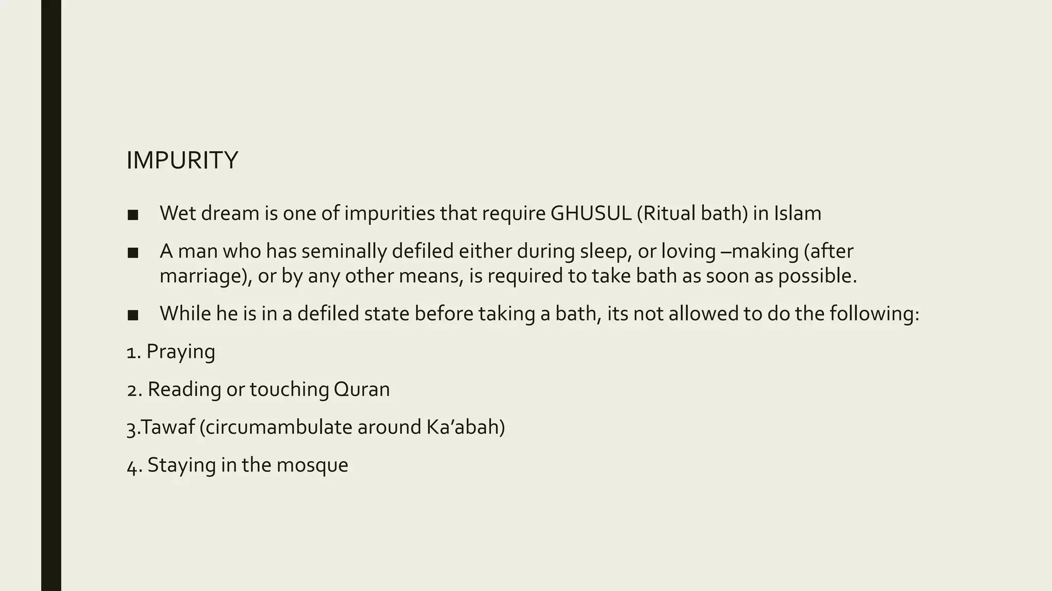 QM - Mannerism in Islam - Puberty, Impurities & Body Changes (Mualimaa ...