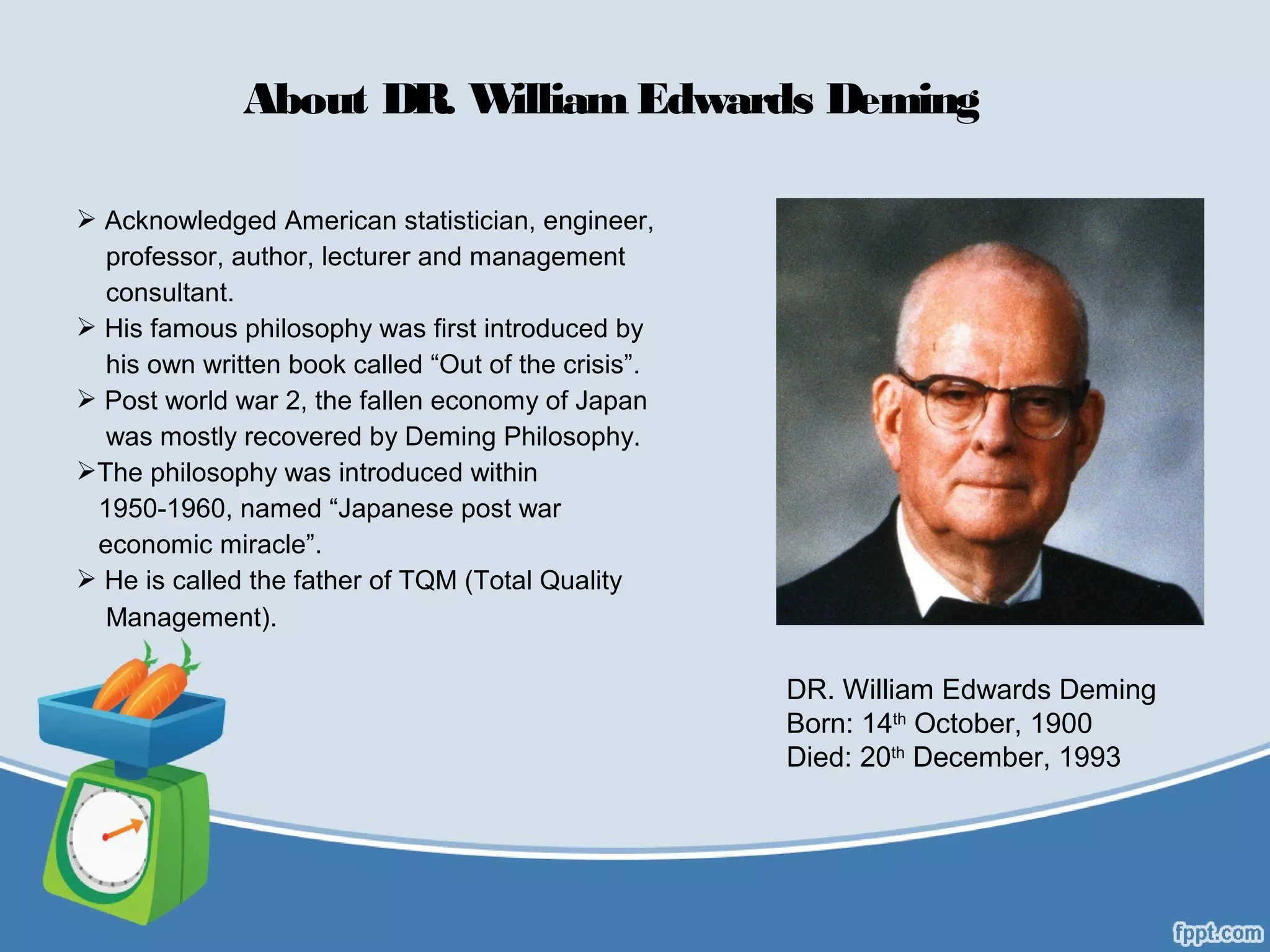 Presentation on Deming Philosophy | PPT