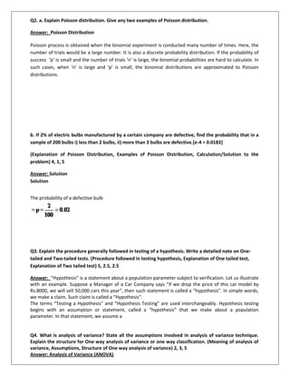QM0012- STATISTICAL PROCESS CONTROL AND PROCESS CAPABILITY | DOCX