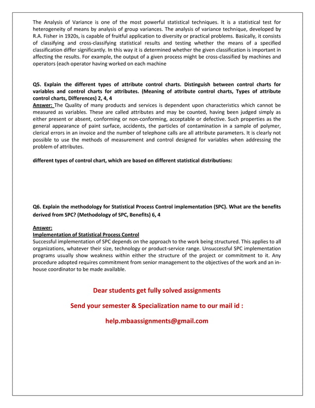 QM0012- STATISTICAL PROCESS CONTROL AND PROCESS CAPABILITY | DOCX