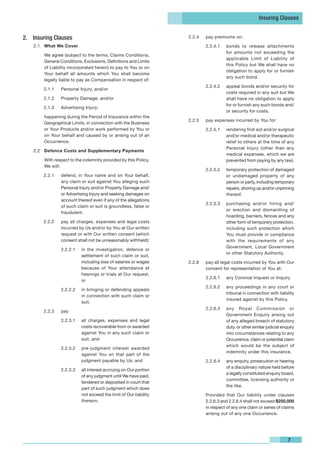 Steadfast QBE General and Products Liability Policy | PDF
