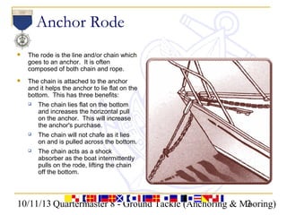 ground tackle (anchoring and mooring) | PPT